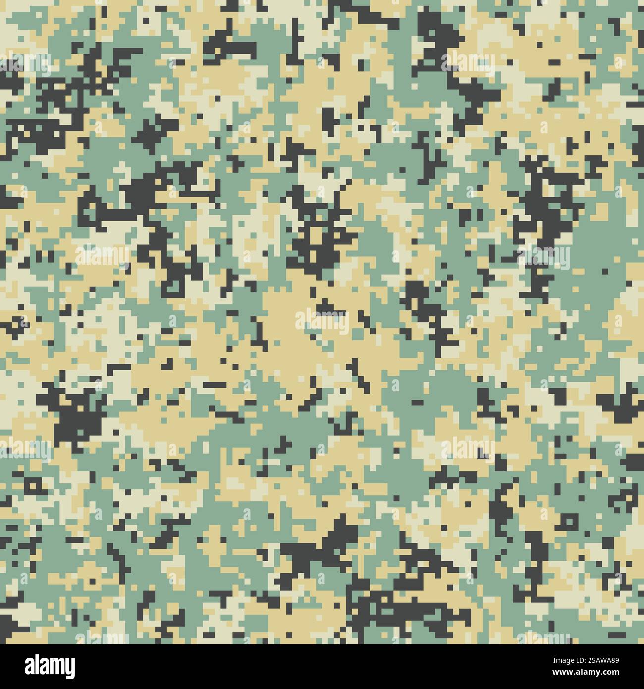 Pixel camouflage for a soldier army uniform. Modern camo fabric design ...
