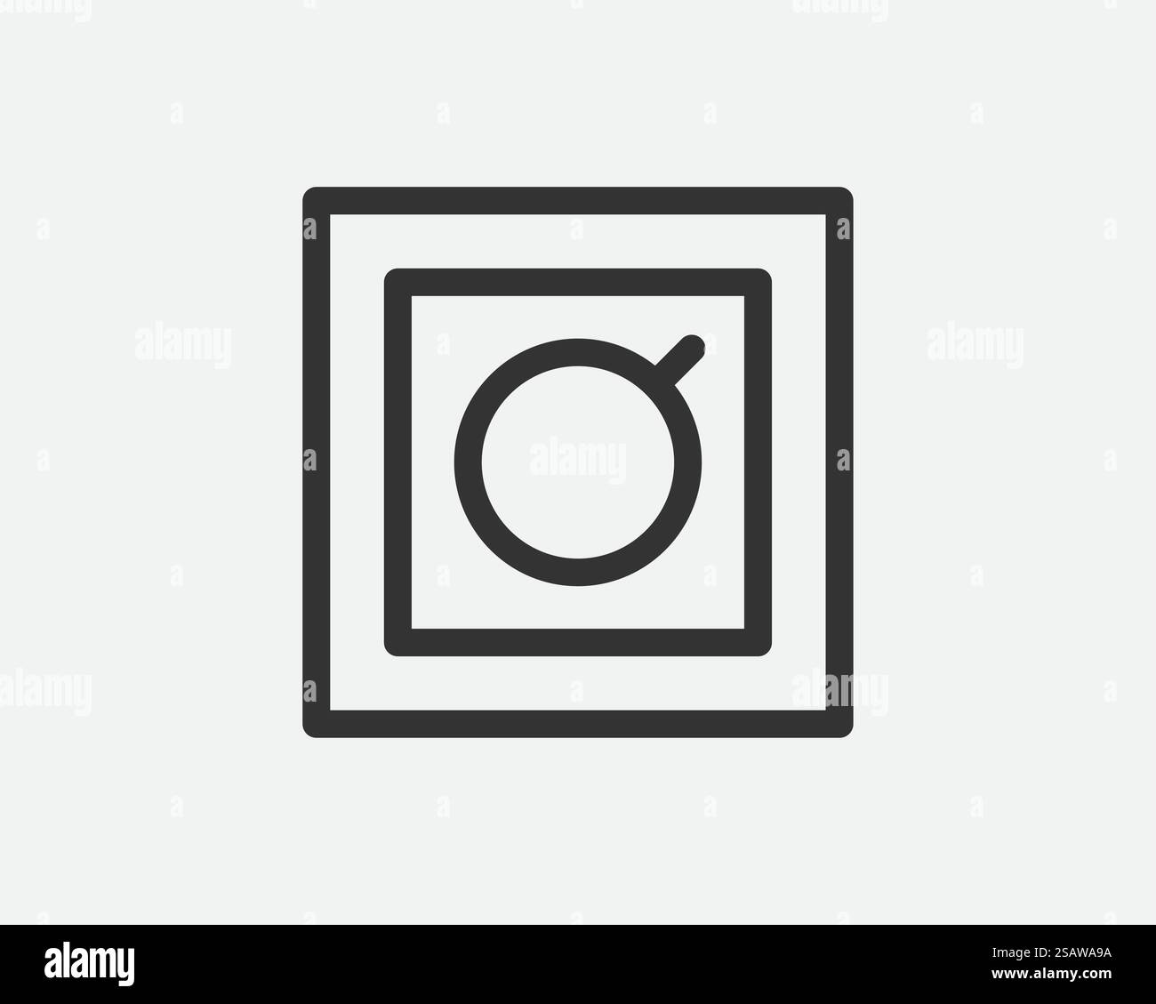 Light dimmer icon line flat trendy design. Electricity lamp saving ...