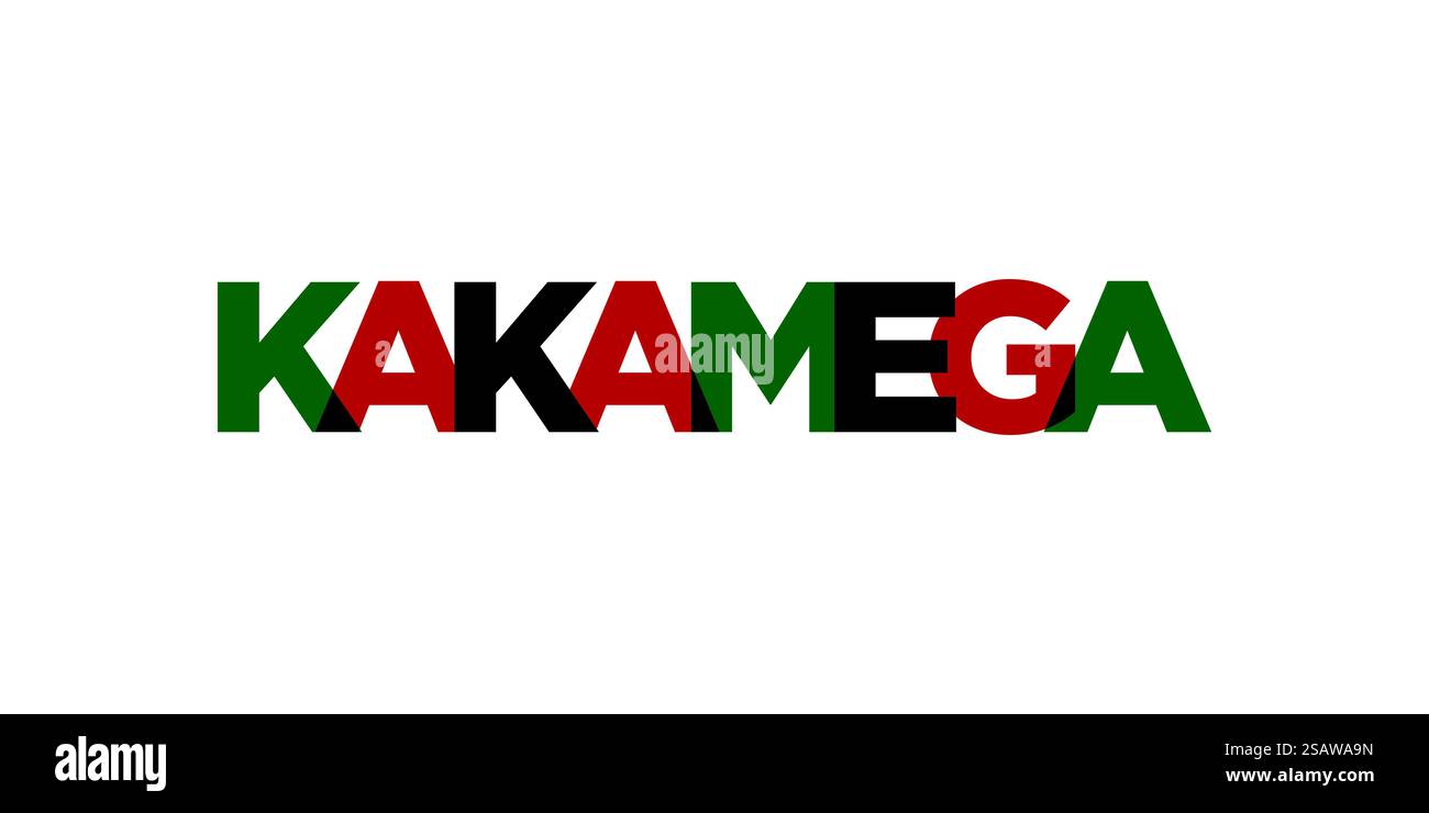 Kakamega in the Kenya emblem for print and web. Design features ...