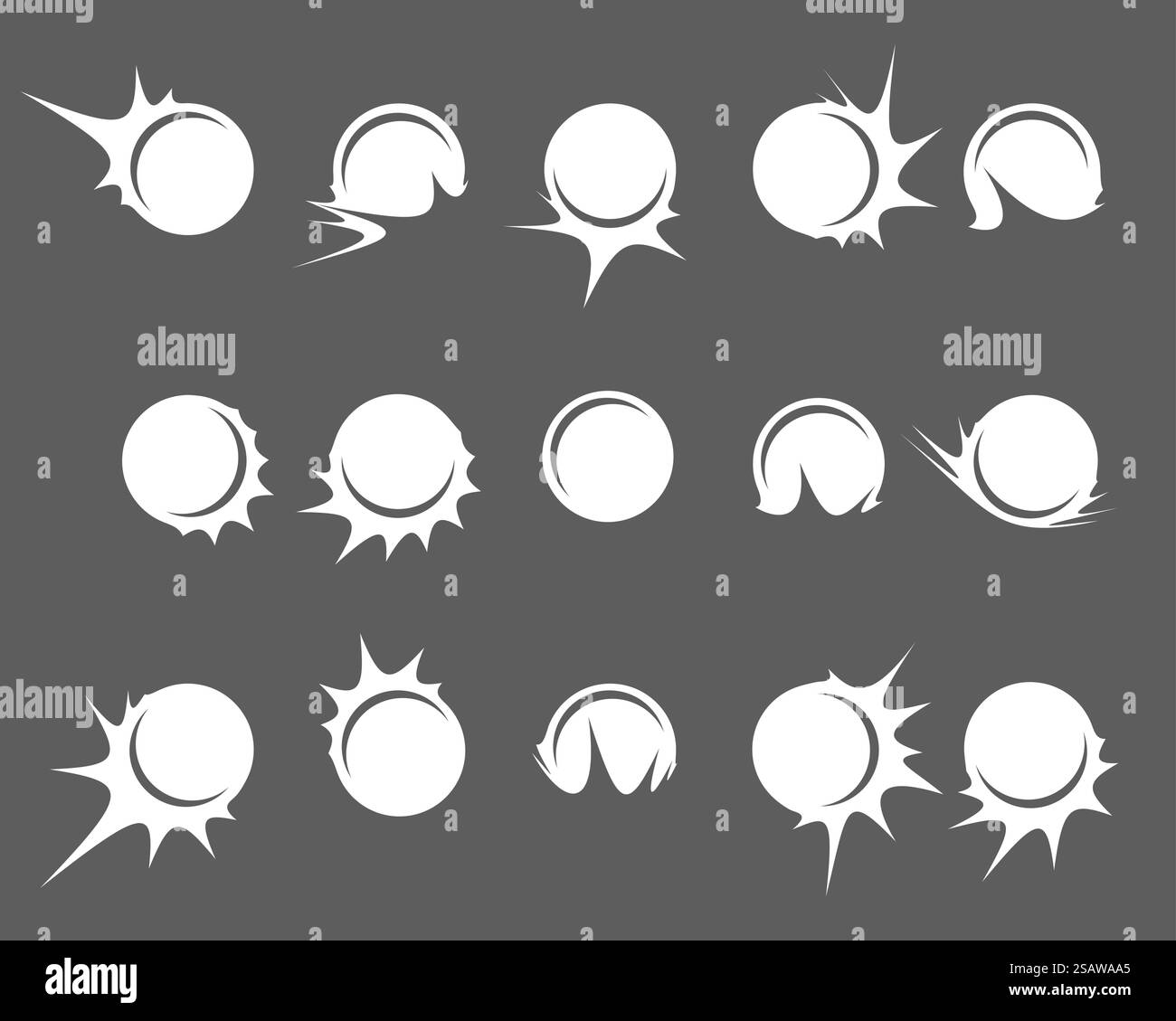 Kick and flying balls with motion simple logo template for sport ...