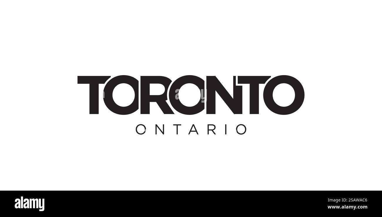 Toronto in the Canada emblem for print and web. Design features ...