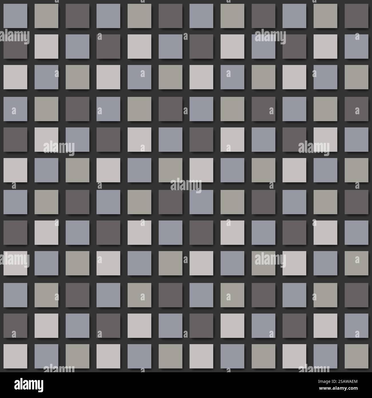 Modern mosaic background seamless pattern. Vector texture.. Modern mosaic background seamless ...