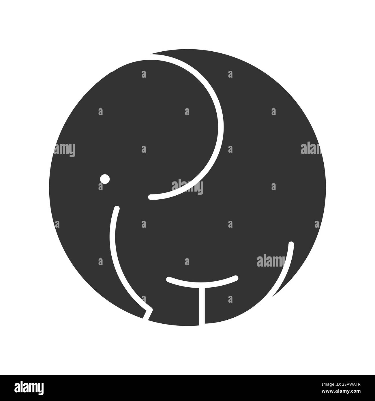 Elephant symbol icon wild animal black silhouette logo template. Vector ...