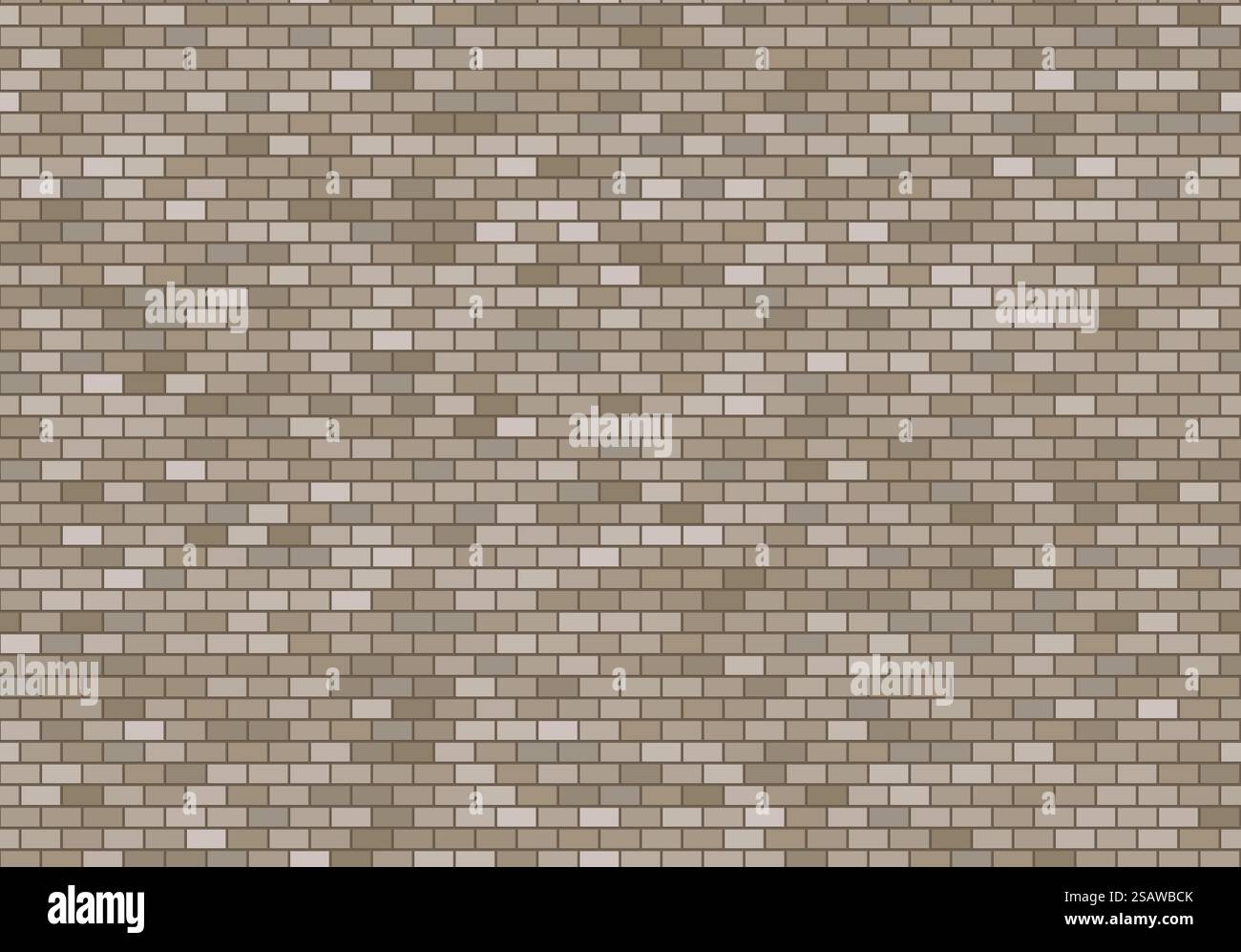 Old brick wall background. Bricks texture seamless pattern vector Stock ...