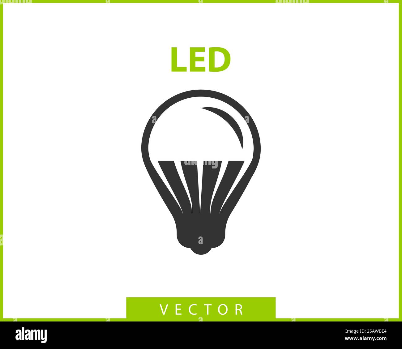 Light bulb icon vector. Llightbulb idea logo concept. Lamp electricity ...