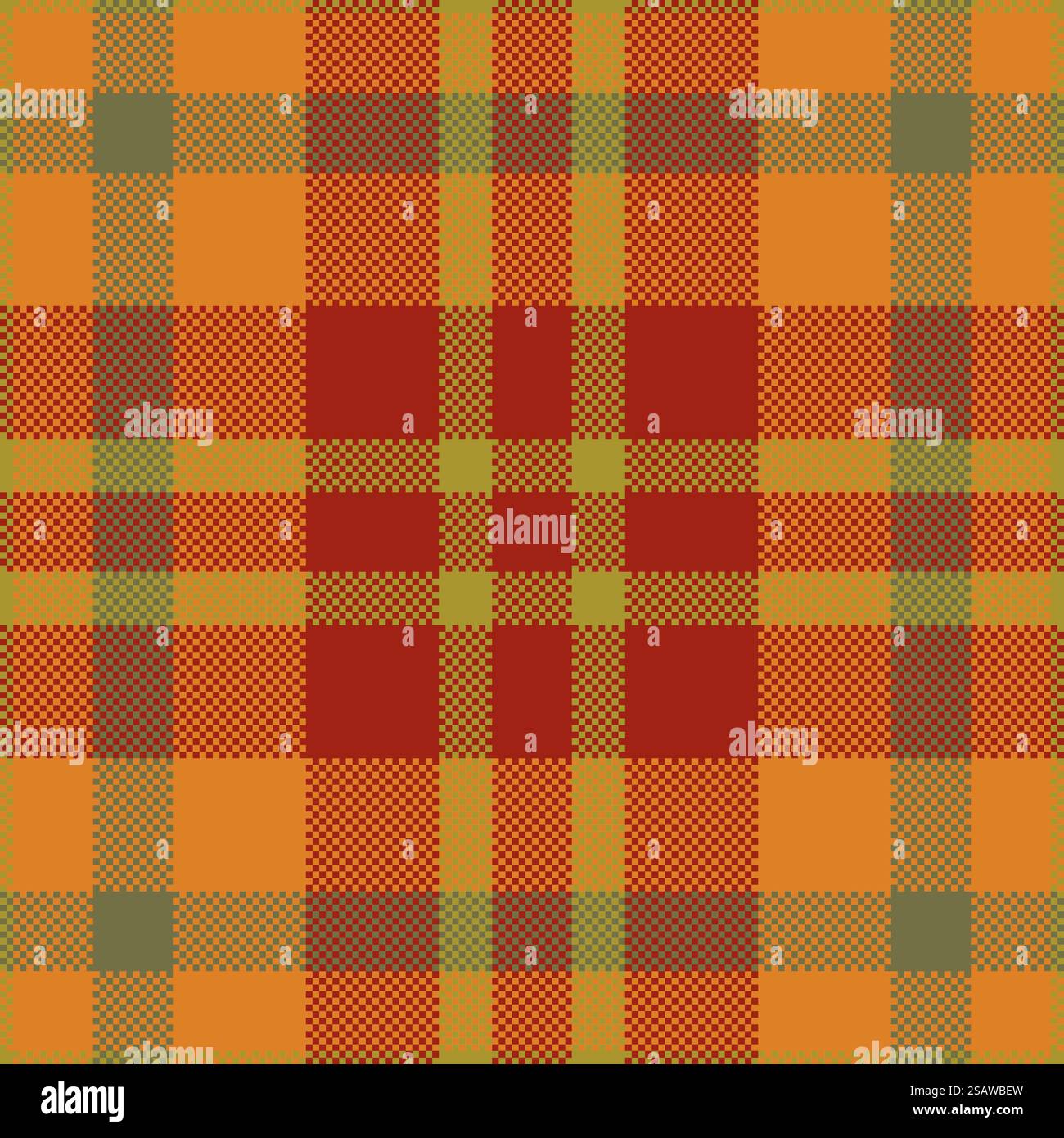 Warm muted plaid pattern Stock Vector Images - Alamy