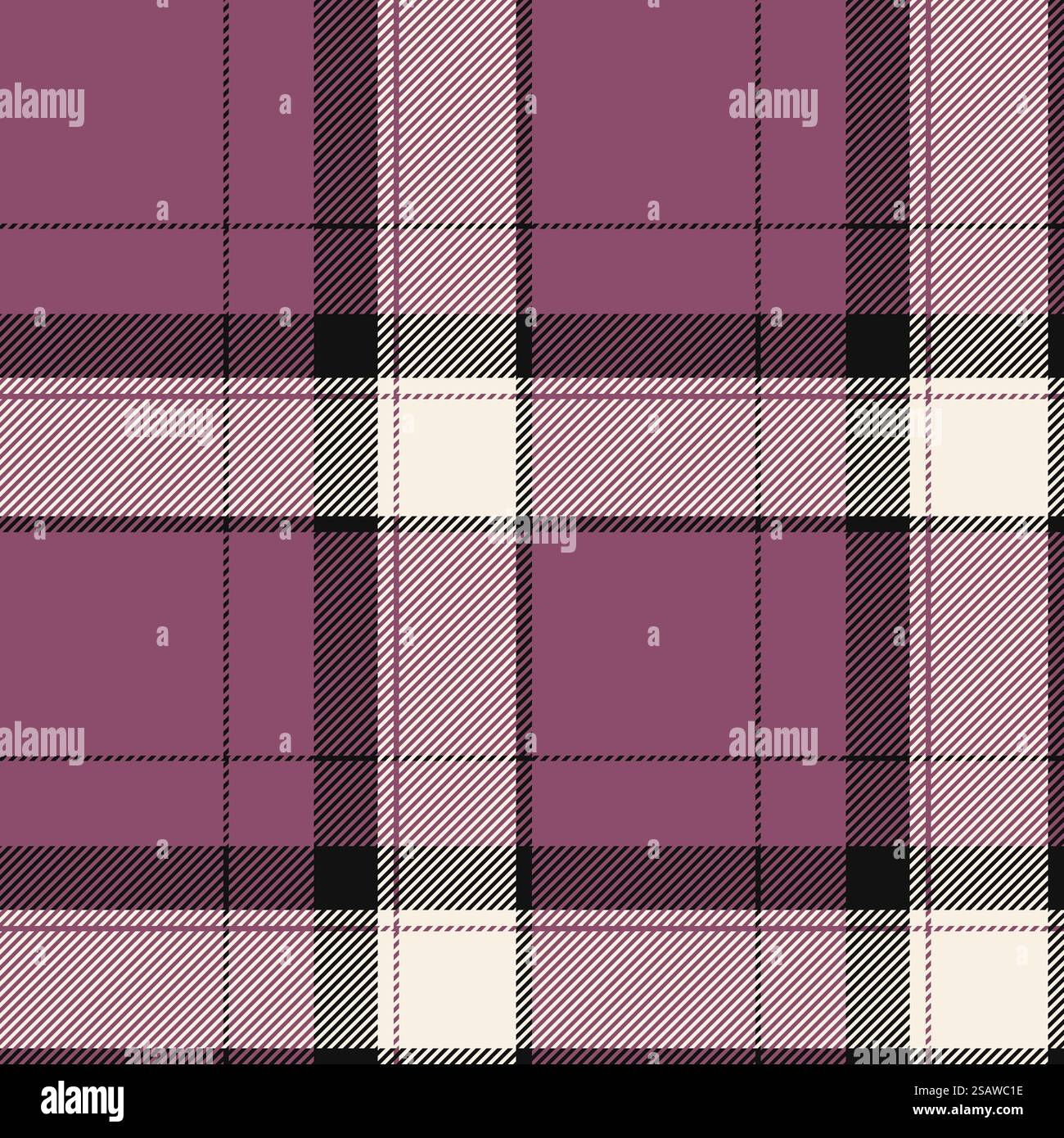 Plaid seamless pattern. Check fabric texture. Vector textile print ...