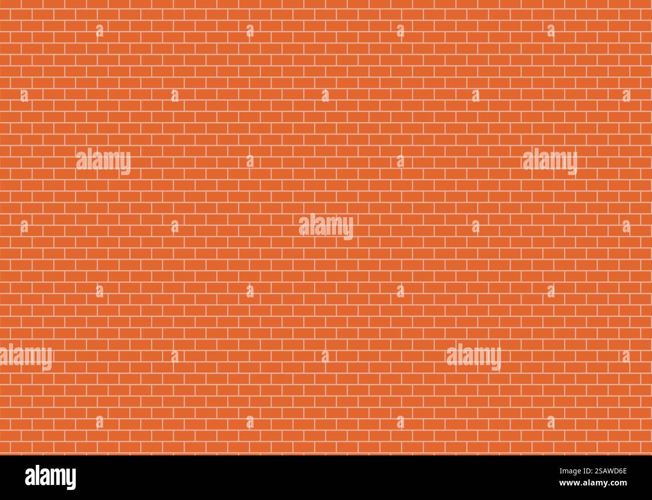 Red brick wall background. Bricks texture seamless pattern vector Stock ...