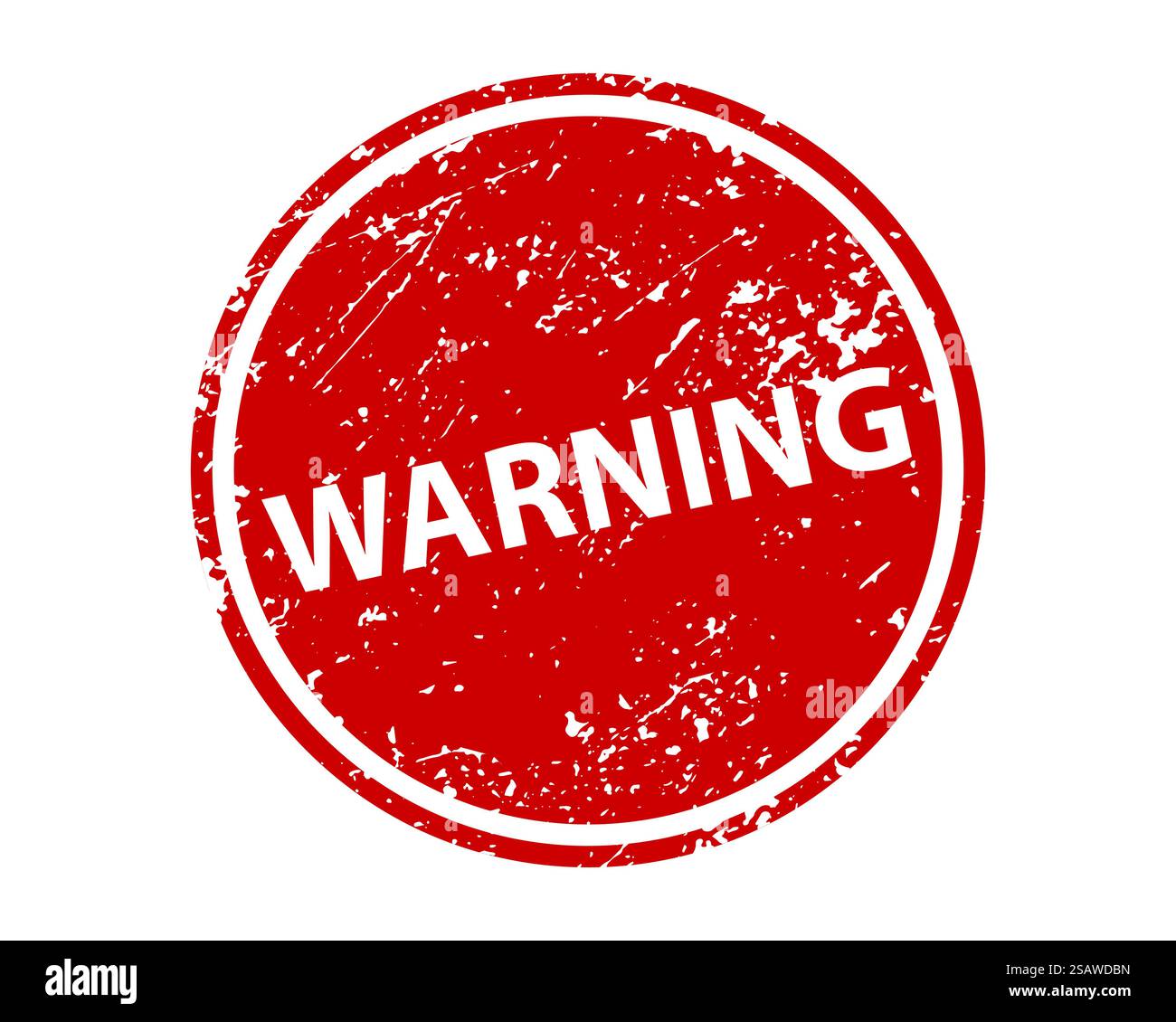 Warning sign sticker. Stamp vector texture. Warning sign sticker. Stamp ...