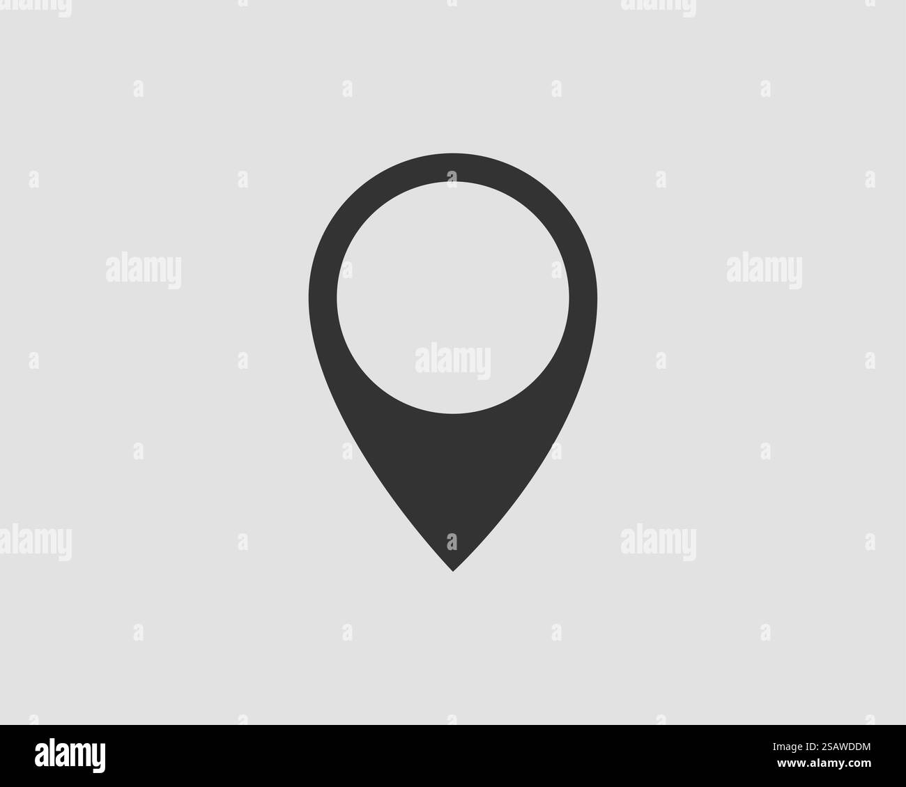 Map icons. Marker pointer. Pin location vector icon. GPS navigation symbol Stock Vector Image ...