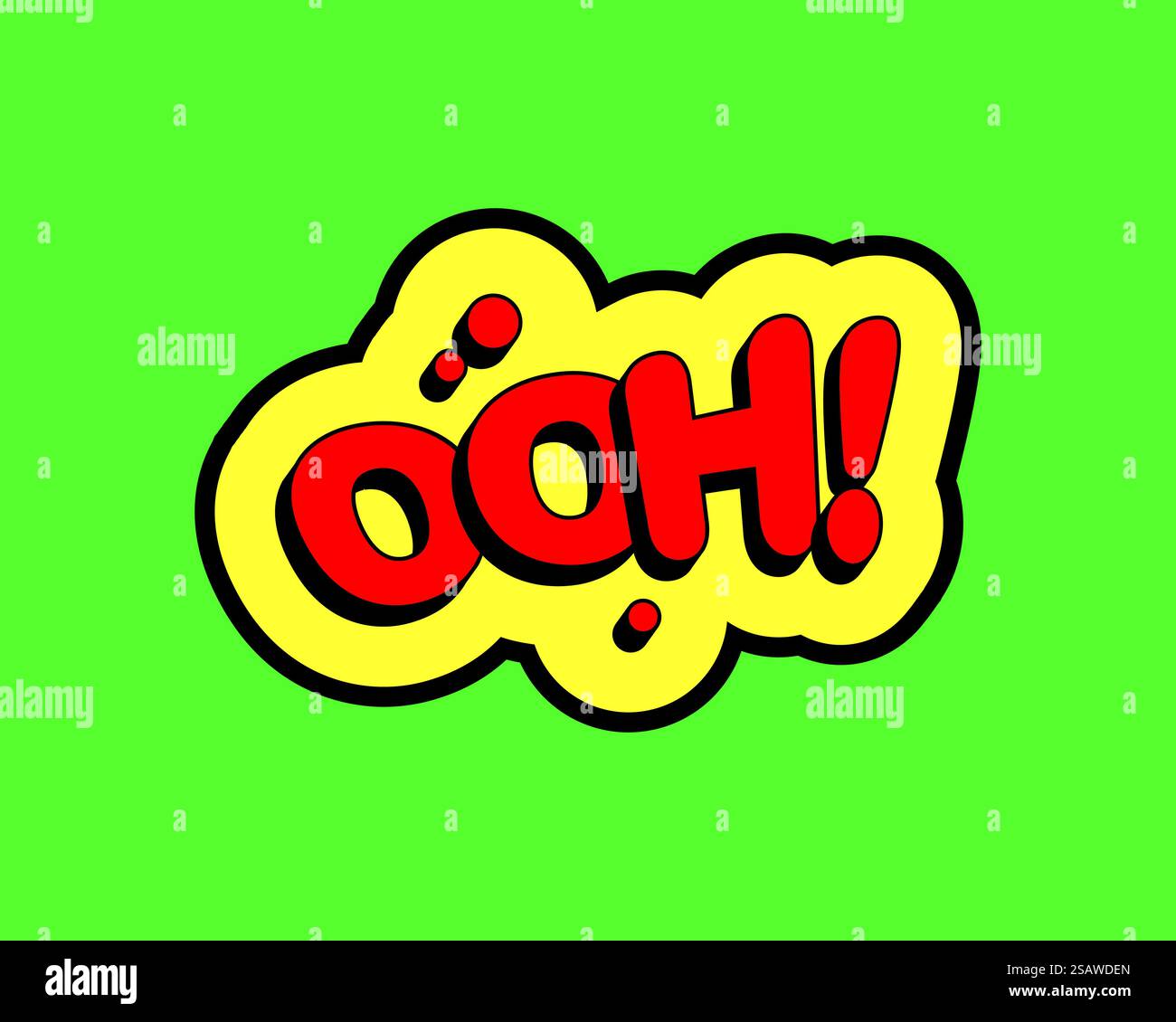 Comic style vector cool sticker. Bubble label, speech sticker with word ...