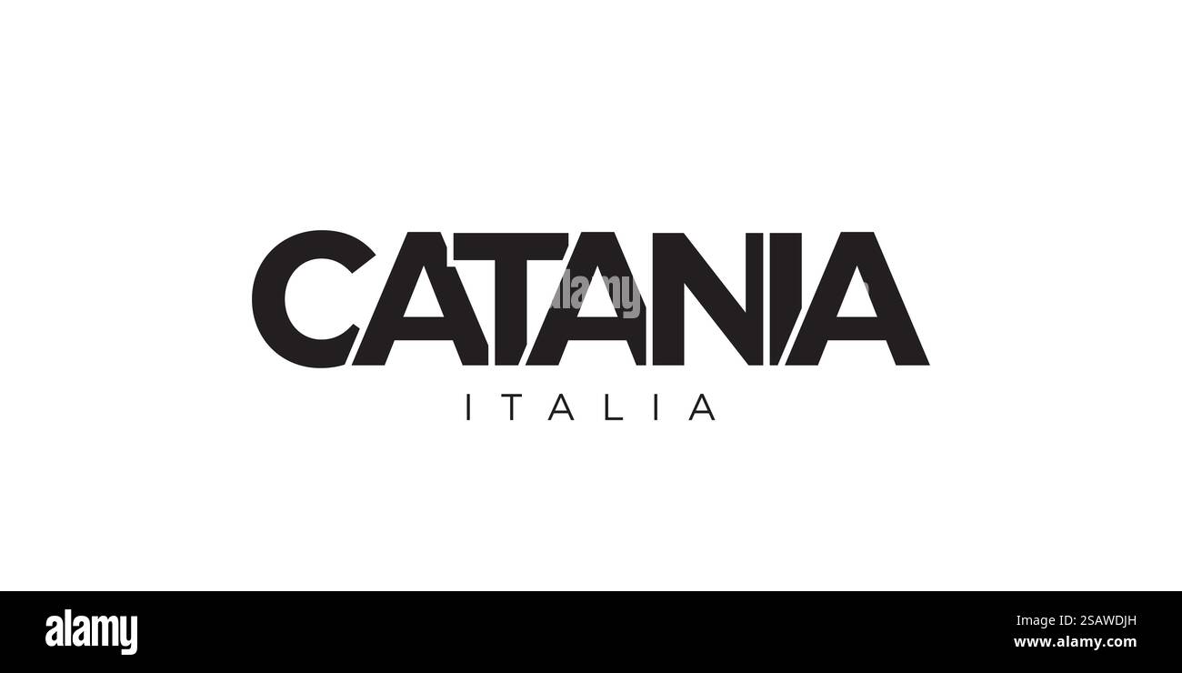 The symbol of catania Stock Vector Images - Alamy
