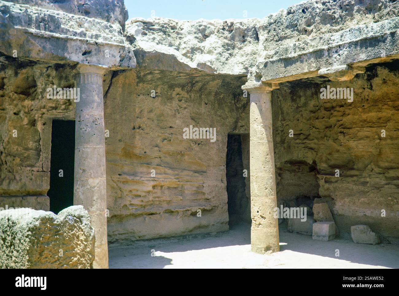 Tomb of the Kings, underground rock tombs, Paphos Archaeological Park ...