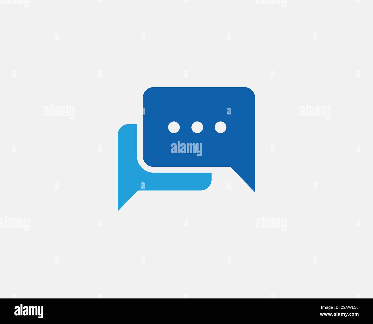 Chat icon vector design element. Talk bubble speech sign. Dialogue ...