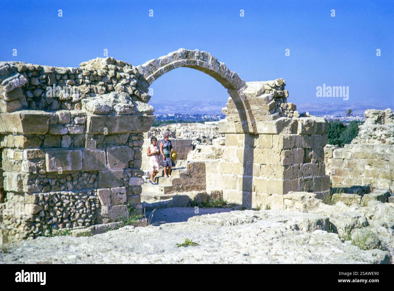 Saranda Castle medieval fortress in Paphos archaeological park, Paphos ...