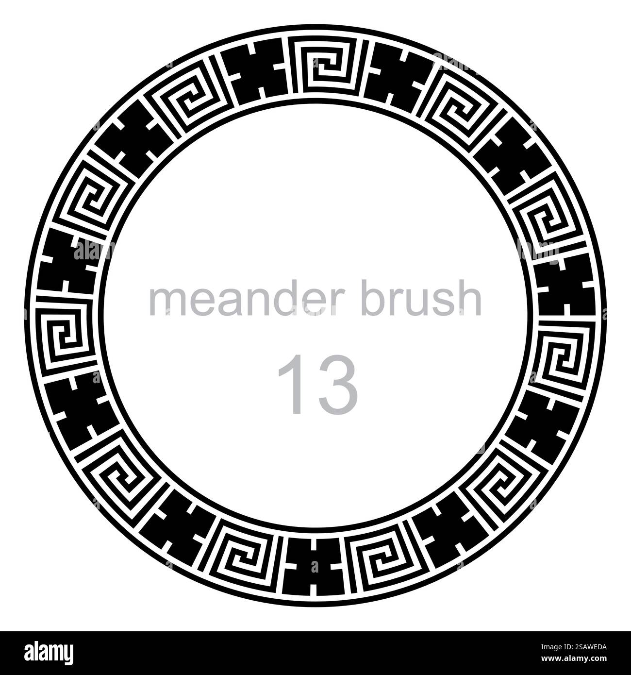 twist pattern line ancient meander, vector illustration. twist pattern ...