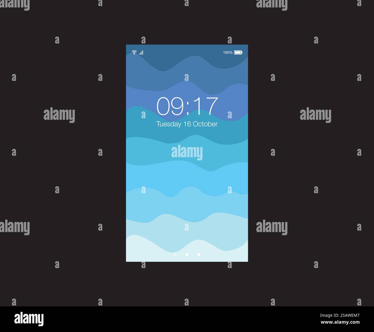 Waves sea or ocean abstract vertical hd mobile phone background screen ...