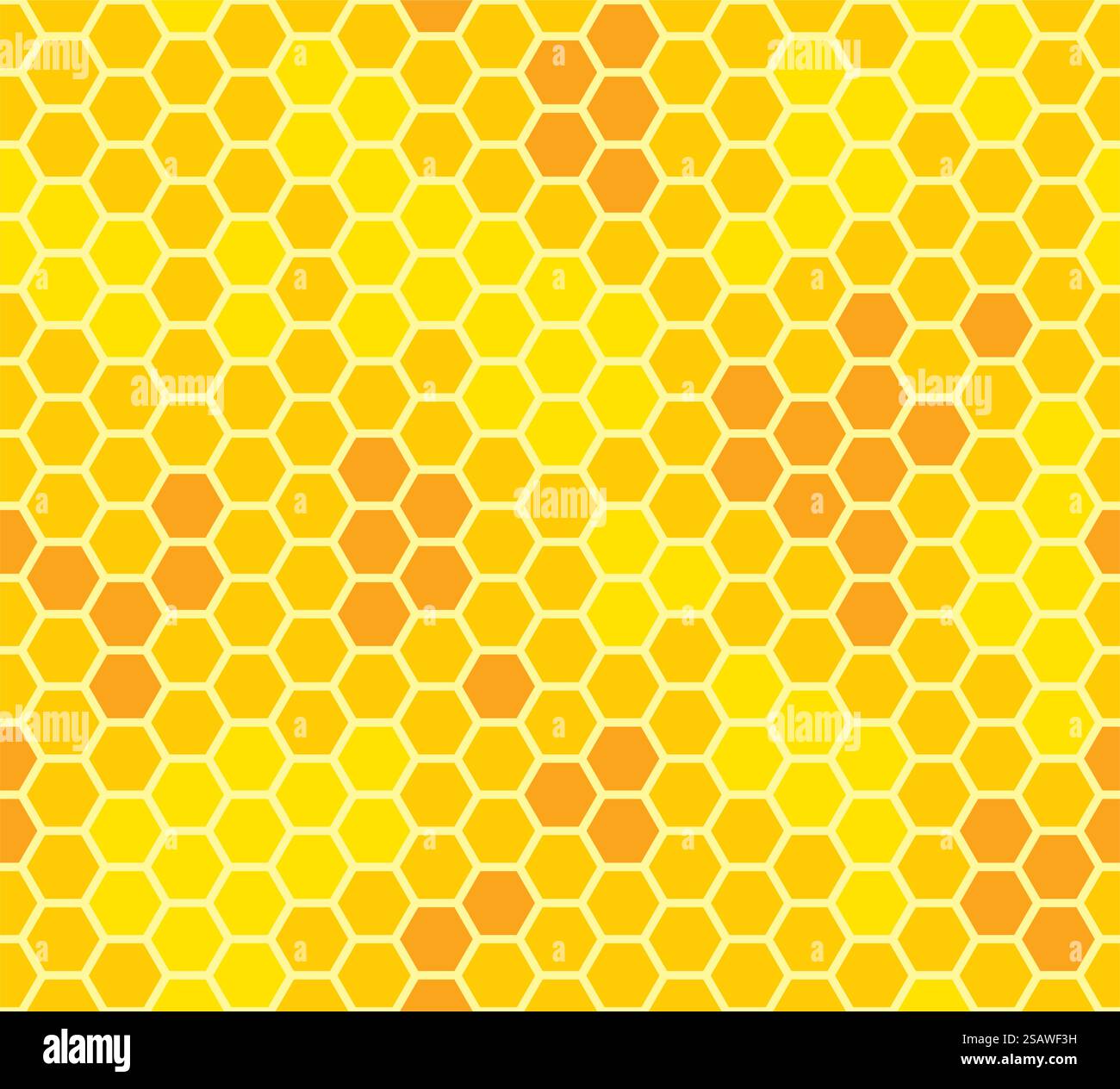 honeycomb with honey seamless pattern vector illustration. honeycomb ...