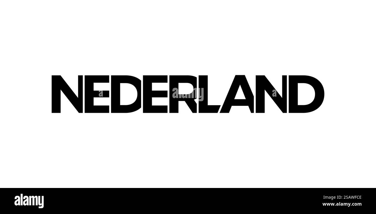 Netherlands emblem for print and web. Design features geometric style ...