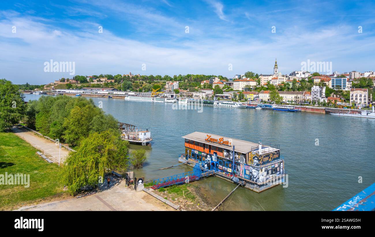 The Sava River flows through Belgrade, showcasing vibrant riverside ...