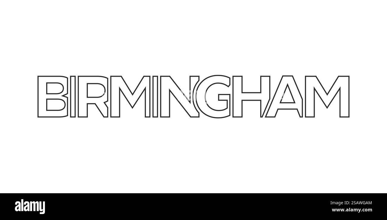 Birmingham city in the United Kingdom design features a geometric style ...