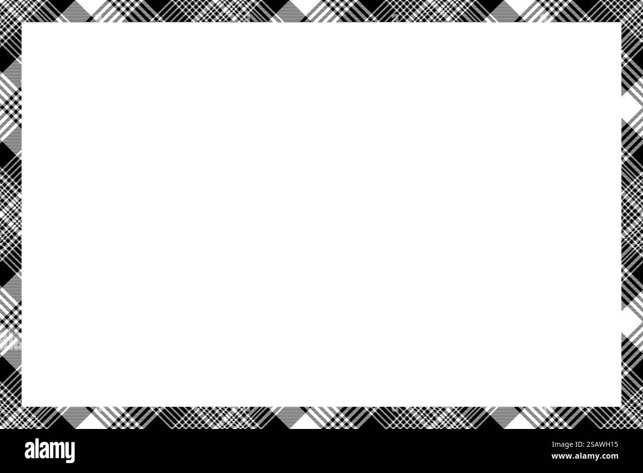 Border frame vector vintage background. Plaid pattern fabric texture ...