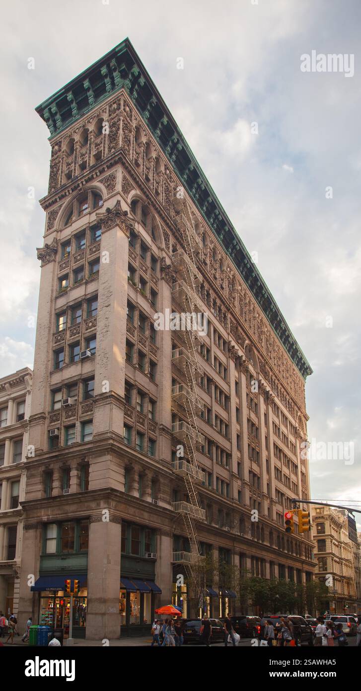 Corner of Broadway and Srping st with its elegant shopsl, SOHO ...