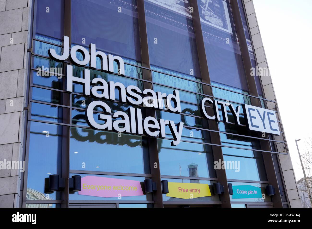 Southampton UK 9 January 2025 - Façade of John Hansard Gallery in ...