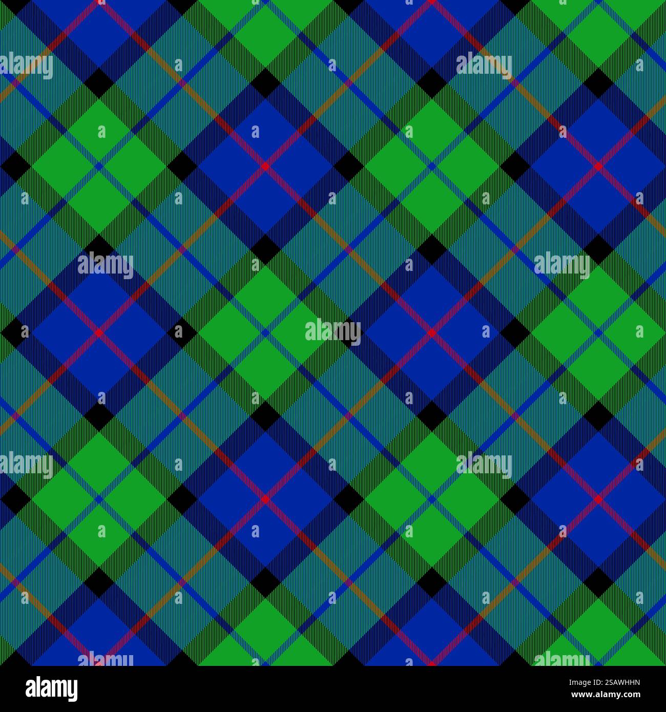 flower of scotland tartan seamless diagonal pattern fabric texture ...