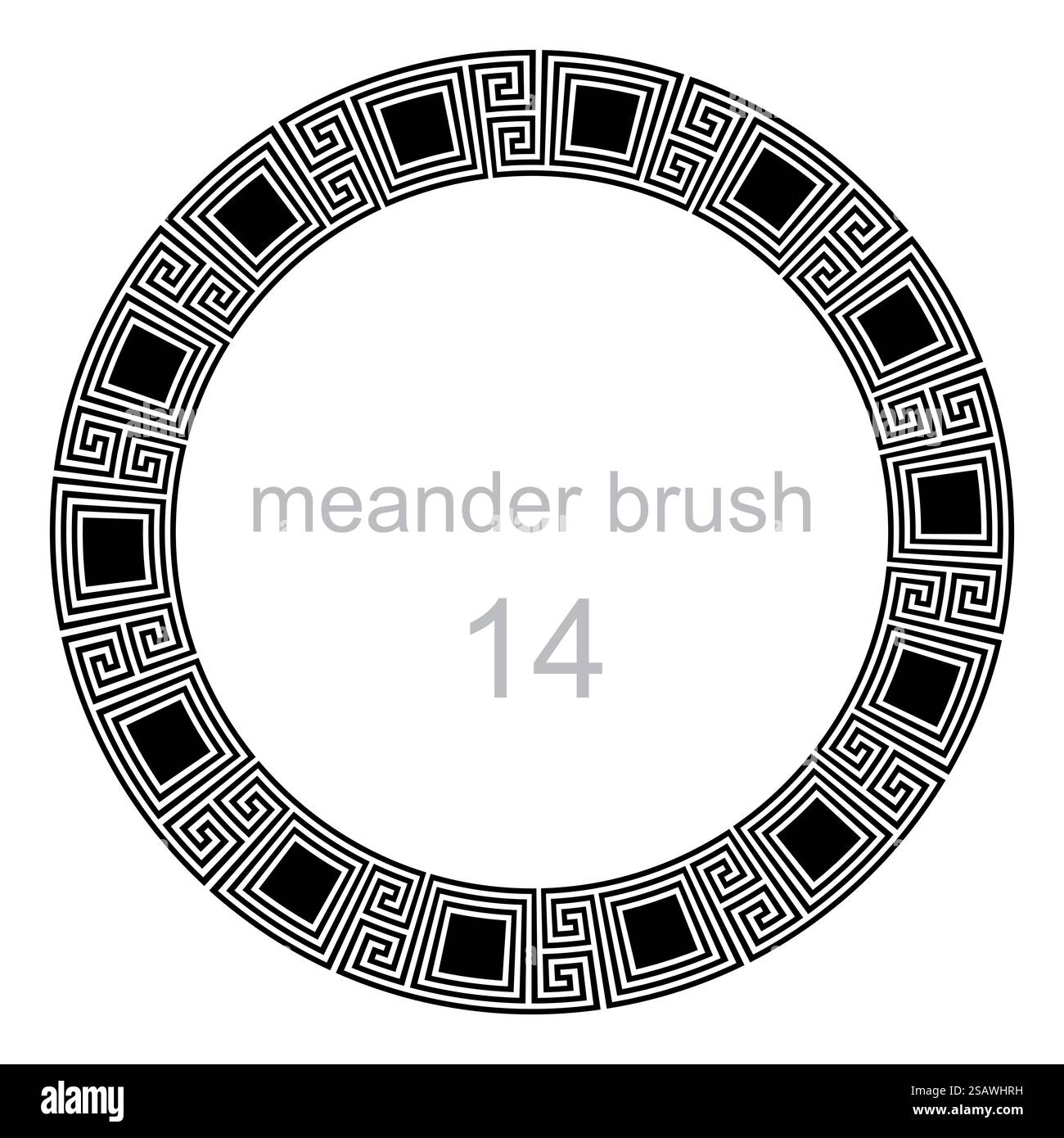 Twist pattern ancient meander hi-res stock photography and images - Alamy