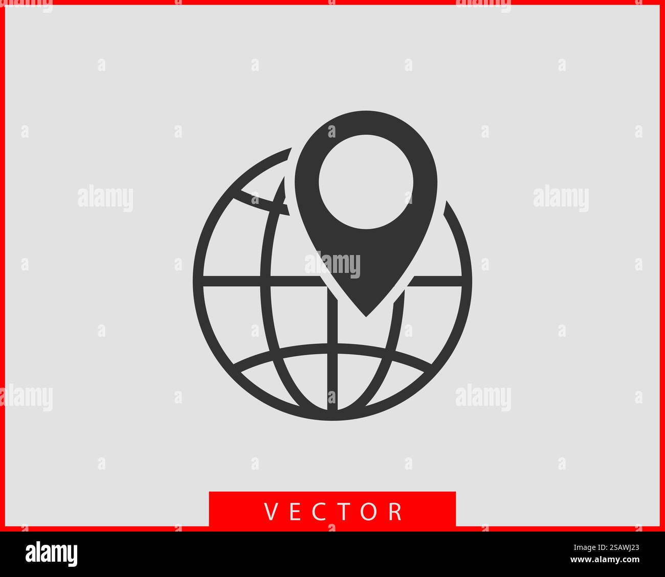 Direction navigation gps map Stock Vector Images - Alamy