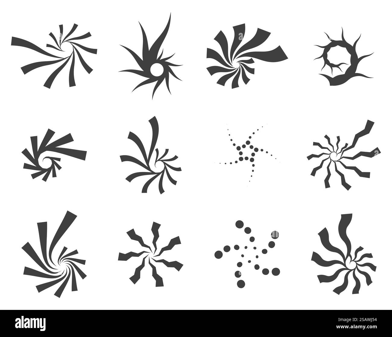 Spiral swirl motion twisting design hi-res stock photography and images ...