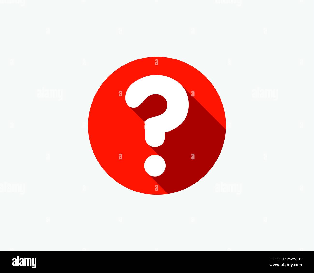 Large question mark. Searching for answer. Vector illustration Stock ...