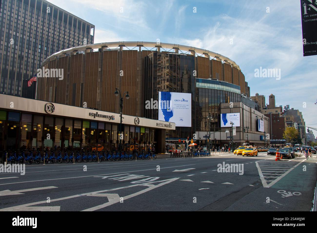 The Madison Square Garden in Midtown Manhattan, New York City, USA ...