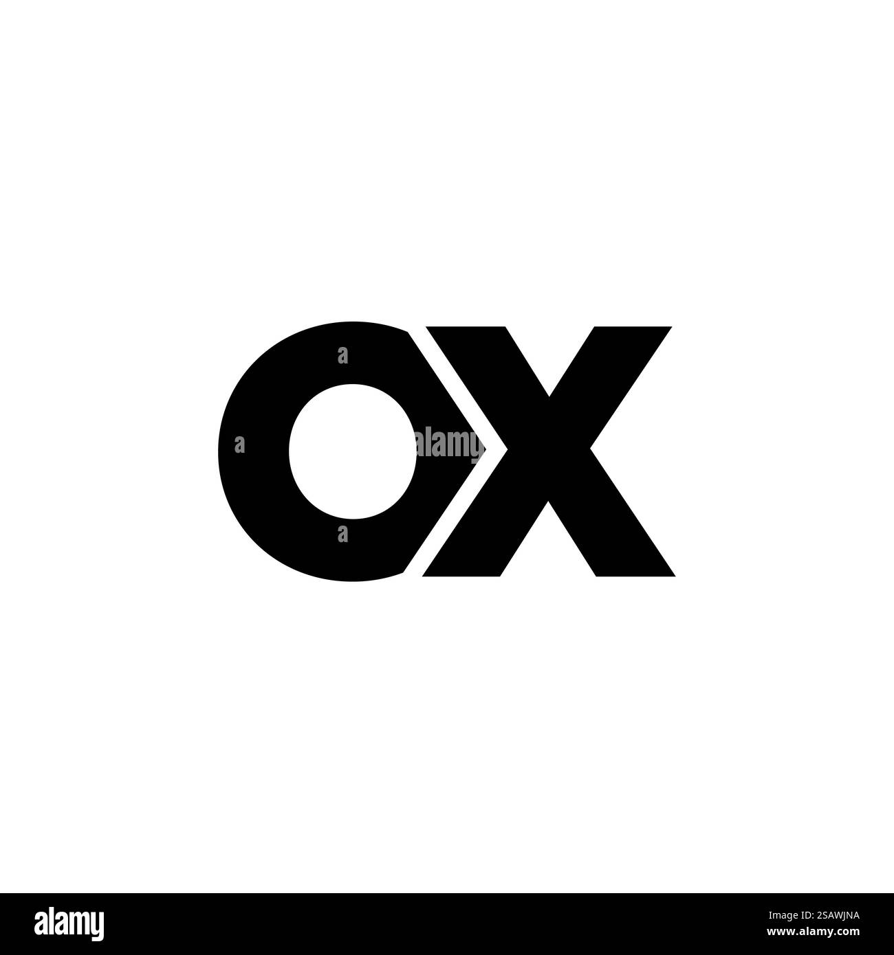O x logo Black and White Stock Photos & Images - Alamy