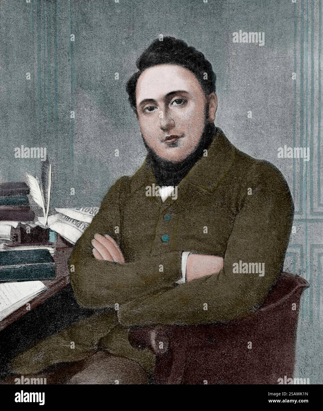 Alexandre Auguste Ledru-Rollin (1807-1874). French politician and ...