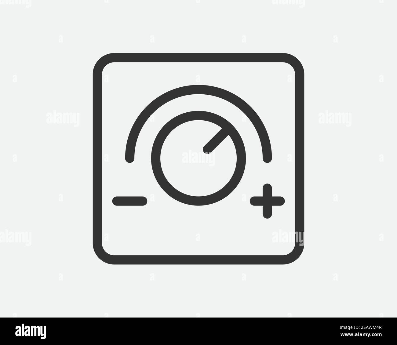 Light dimmer icon line flat trendy design. Electricity lamp saving energy sign.. Light dimmer ...