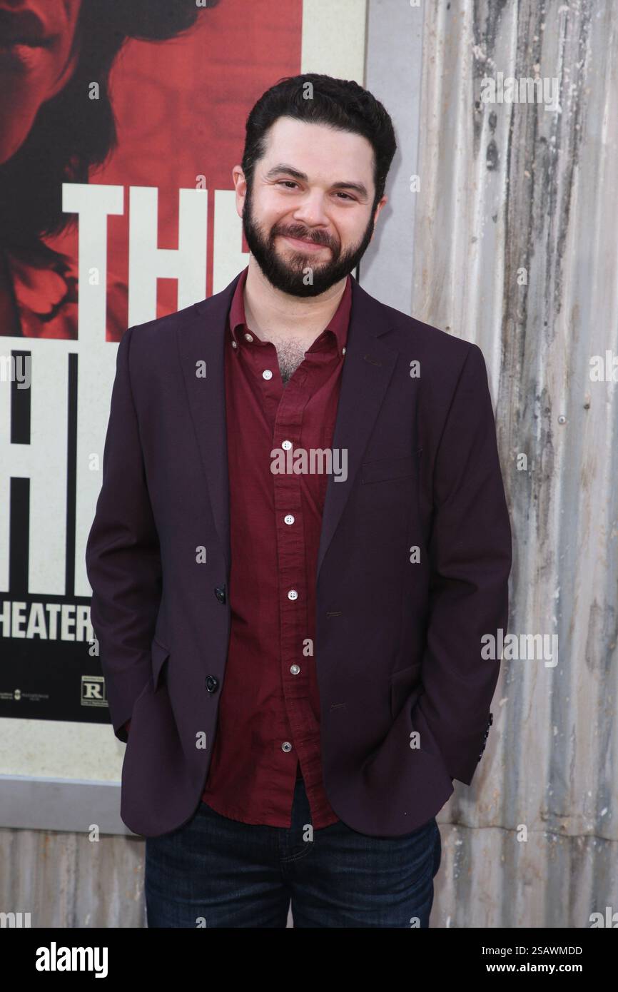 Samm Levine at the New Line Cinema World Premiere of THE KITCHEN, Los ...