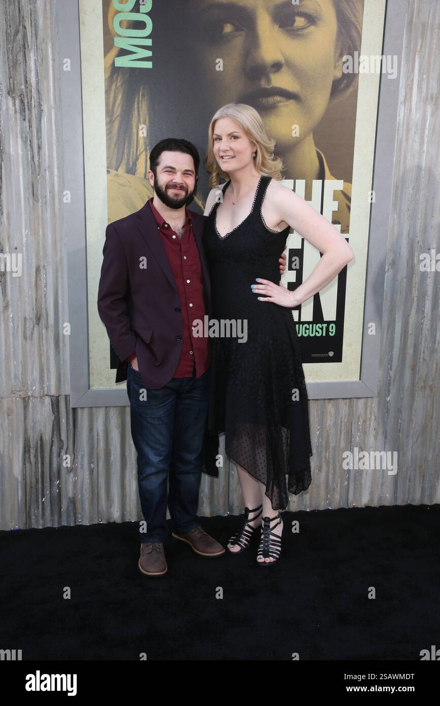Samm Levine and Rachel Cushing at the New Line Cinema World Premiere of ...