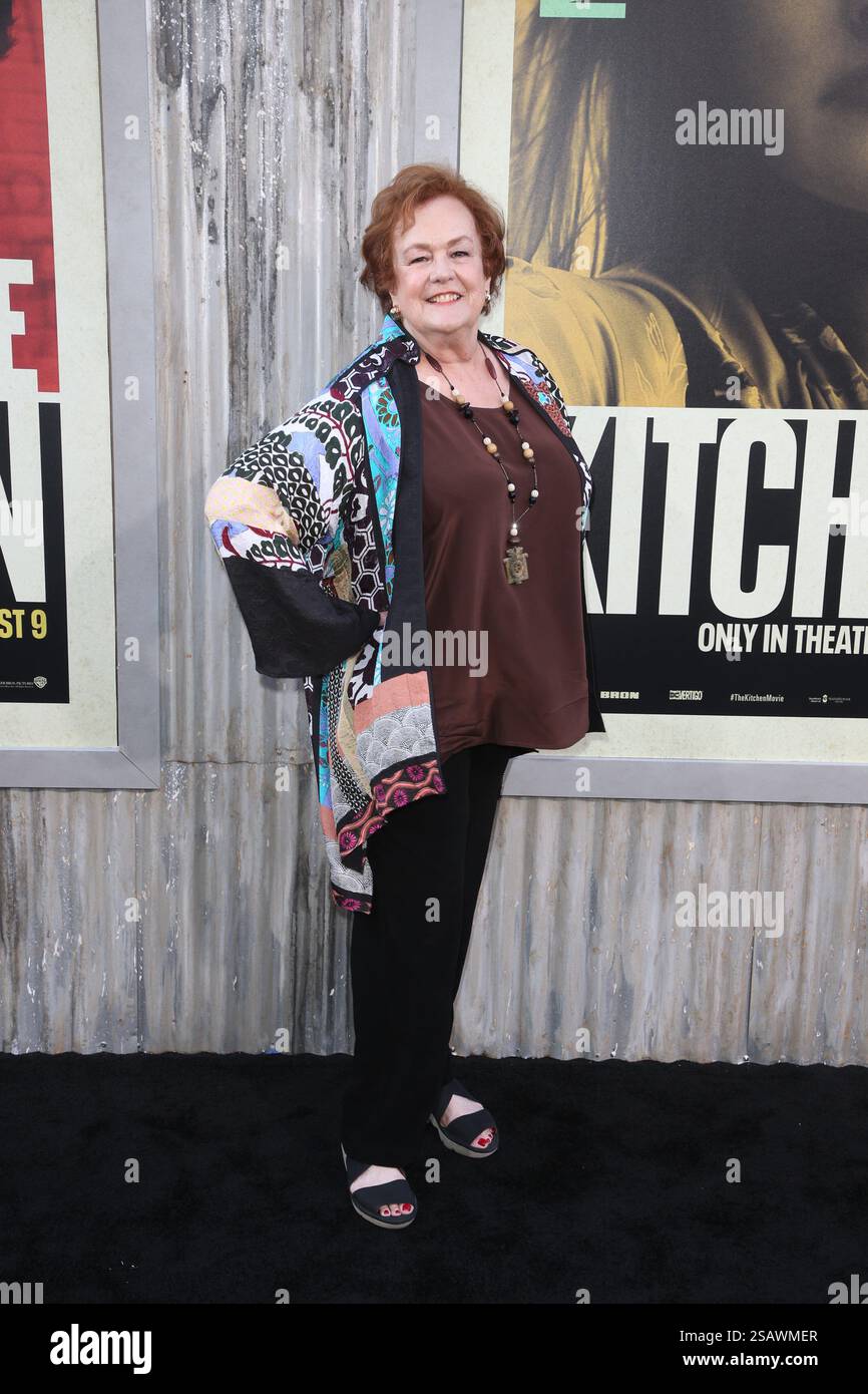 Pamela Dunlap at the New Line Cinema World Premiere of THE KITCHEN, Los ...