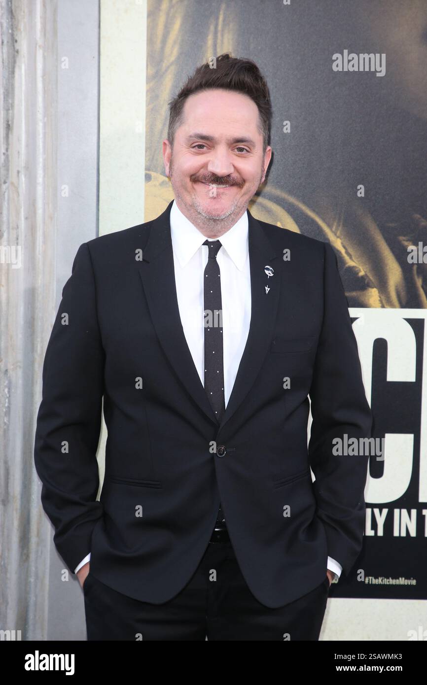 Ben Falcone at the New Line Cinema World Premiere of THE KITCHEN, Los ...