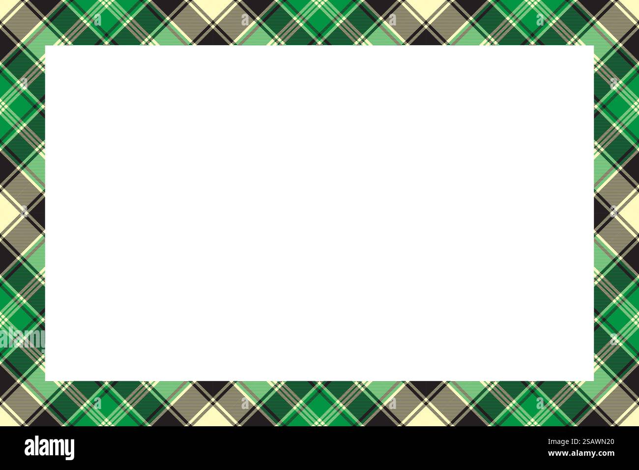 Border frame vector vintage background. Plaid pattern fabric texture ...