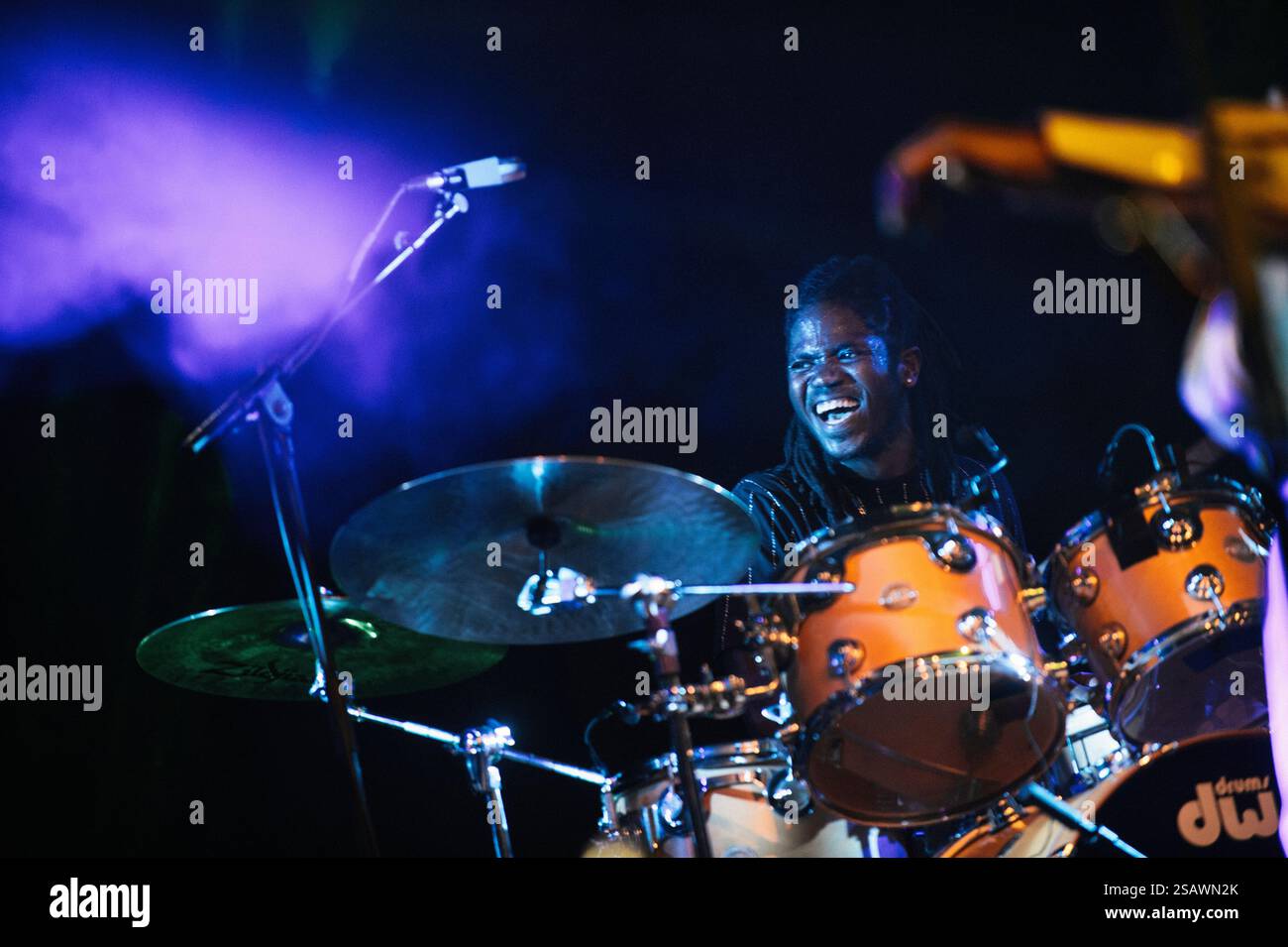 Kokoroko performing hi-res stock photography and images - Alamy