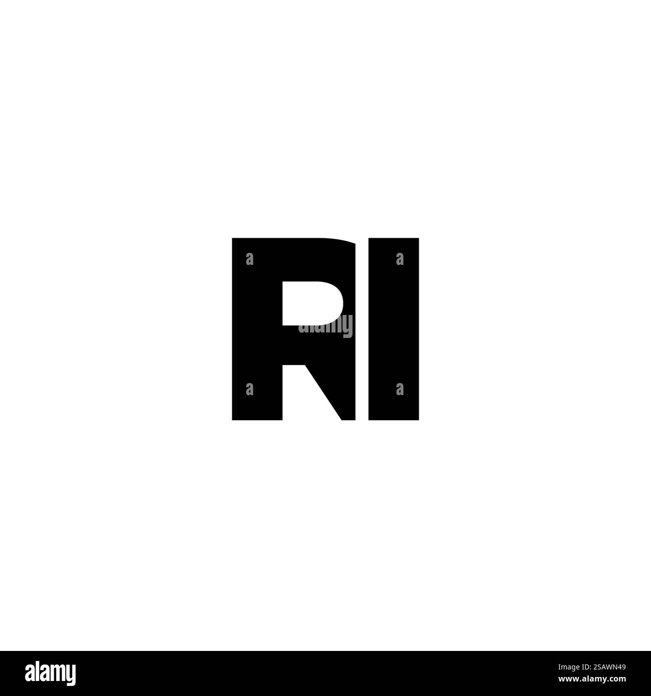 Ri letter logo hi-res stock photography and images - Alamy