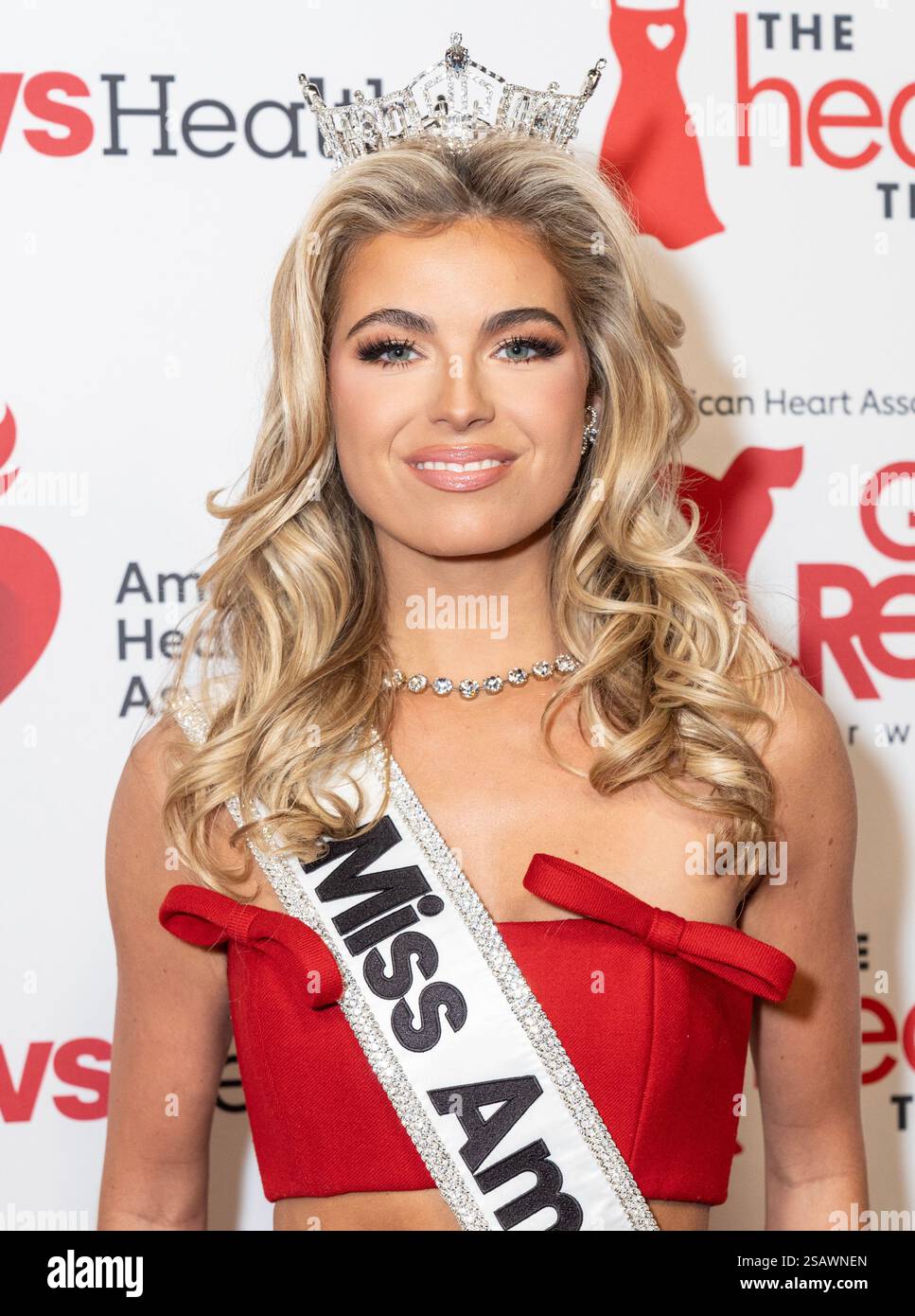 New York, NY, 30 January 2025: Abbie Stockard wearing dress by Karen ...