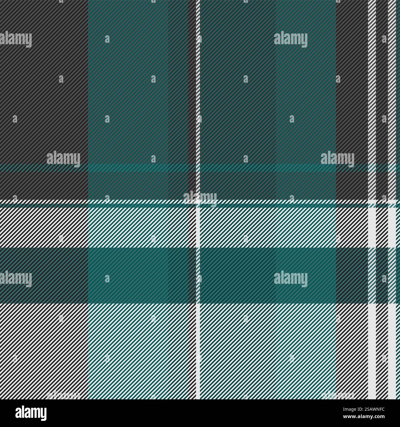 Pattern plaid texture of textile vector check with a seamless background fabric tartan in teal ...