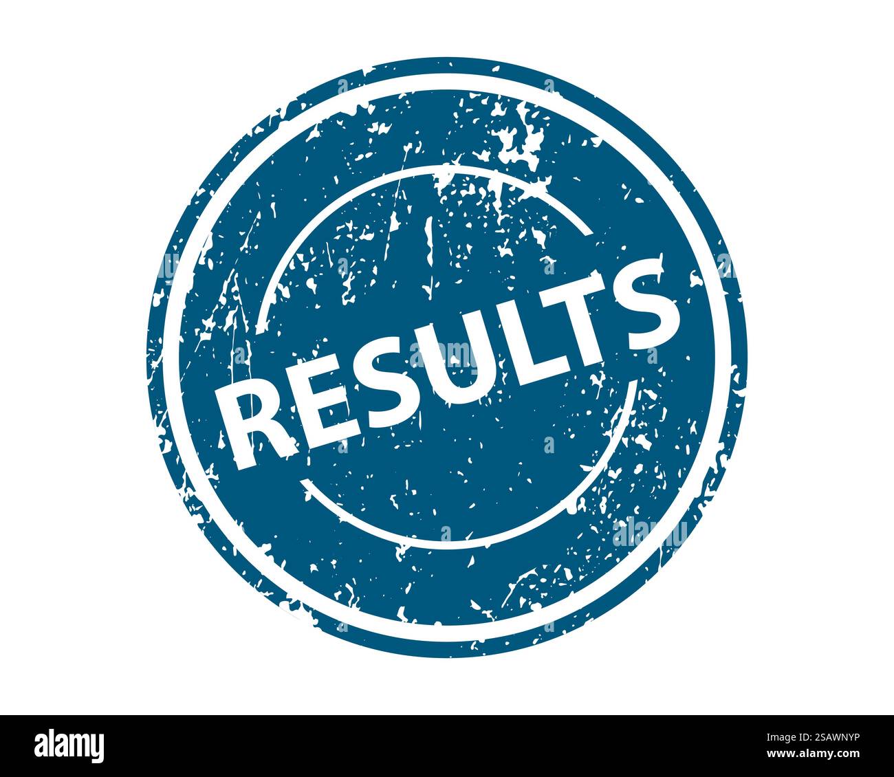 Results sign sticker. Stamp vector texture. Results sign sticker. Stamp ...