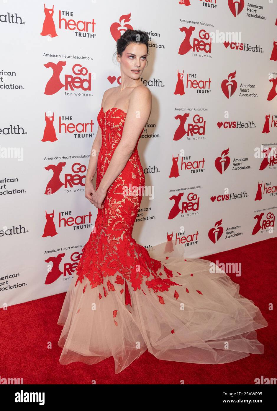 New York, NY, 30 January 2025: Jaimie Alexander wearing dress by ...