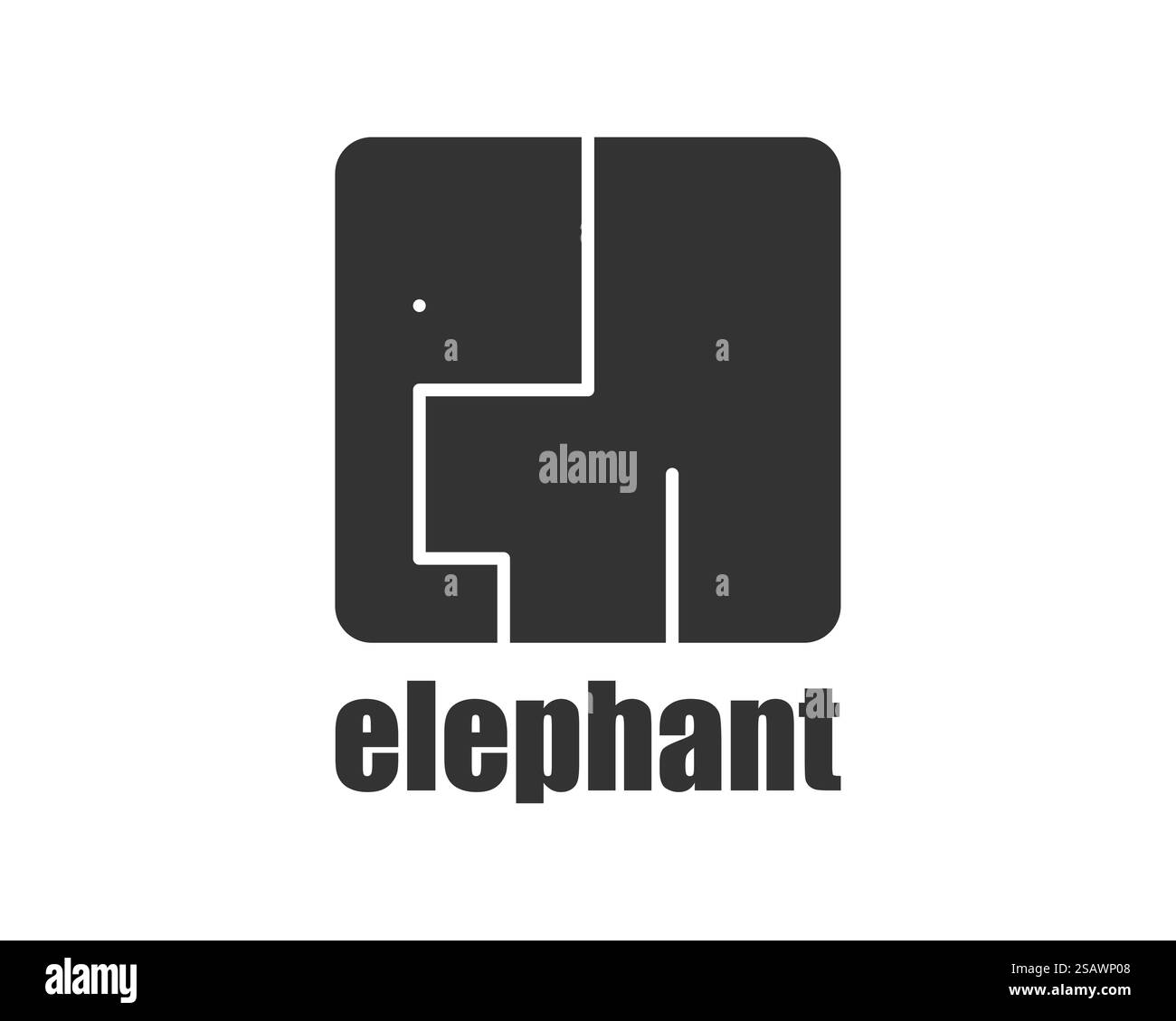 Elephant logo vector modern style. African animals wild zoo. Elephant ...