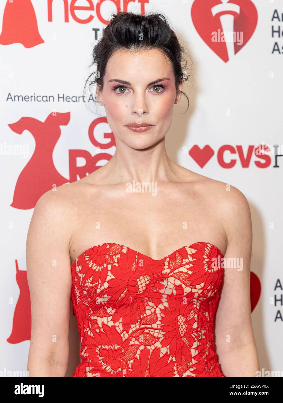 New York, NY, 30 January 2025: Jaimie Alexander wearing dress by ...
